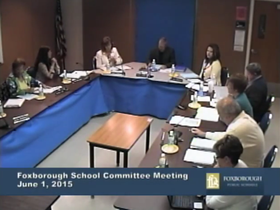 6/1/15 School Committee Meeting
