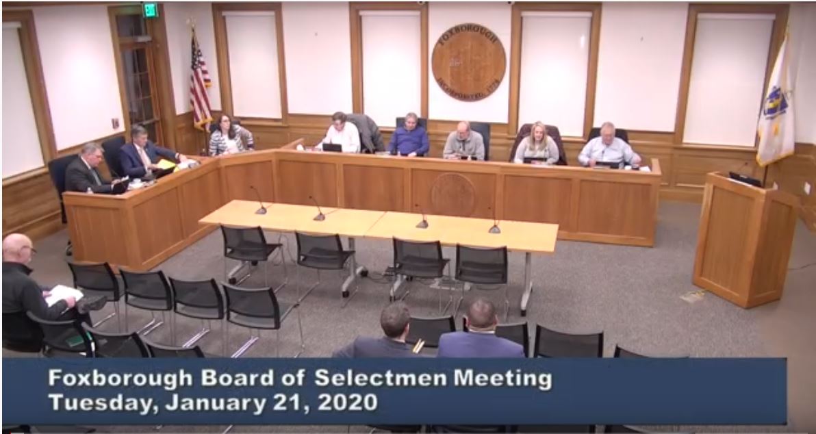 1 21 20 Board Of Selectmen Meeting