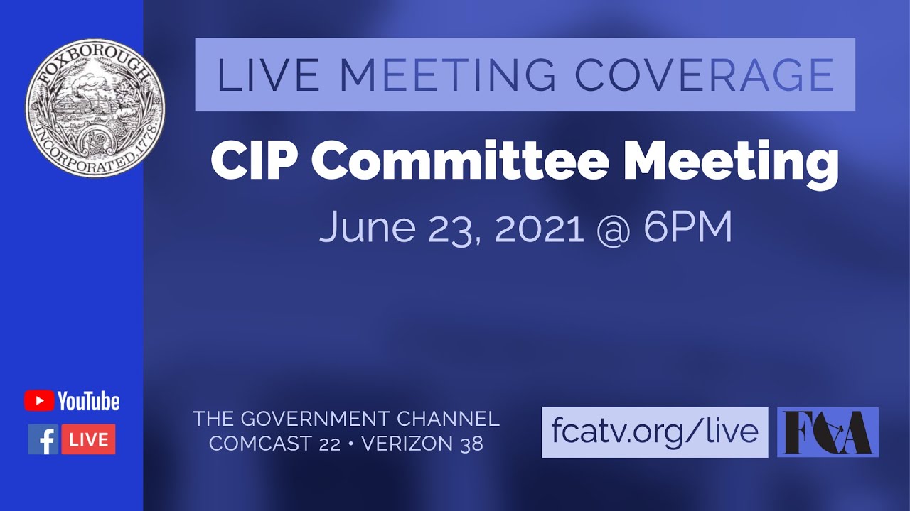 Capital Improvement Planning Committee (CIP) Meeting 6/23/2021